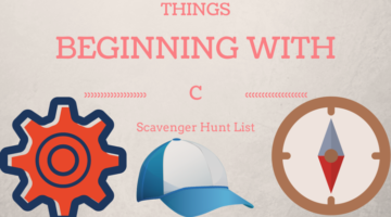 Things Beginning With C Scavenger Hunt List — Scavenger Hunt
